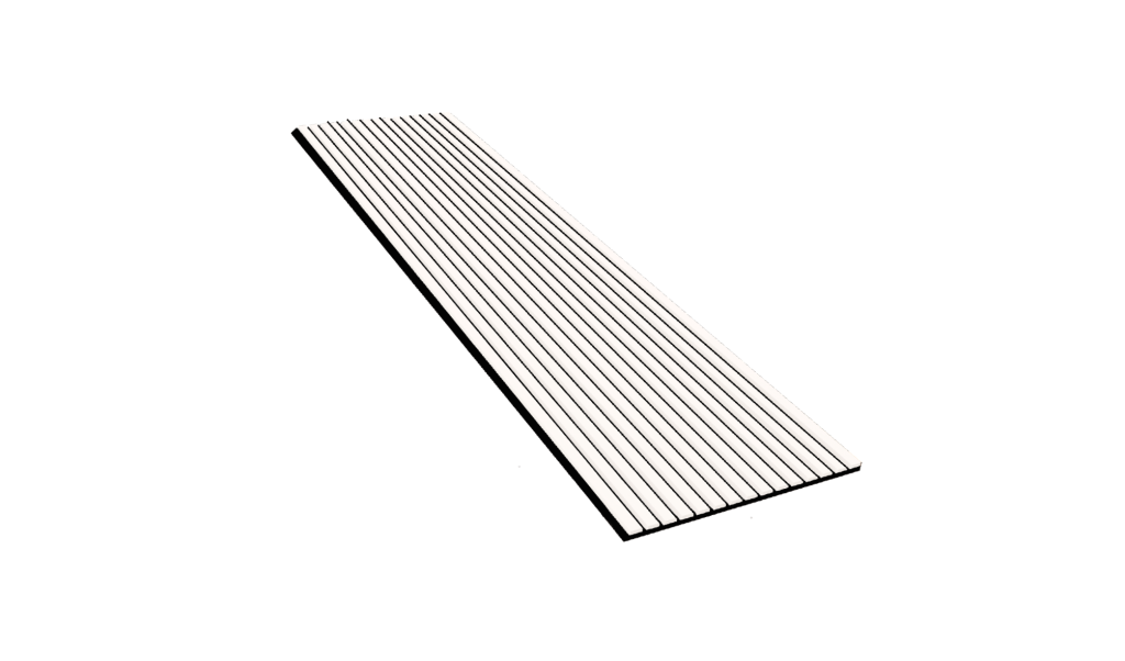 White - Acoustic Wall Panels (600 x 21 x 2900)